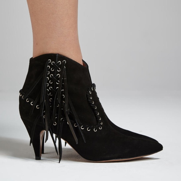 IRO | Shoes | Nwob Iro Paris Wild West Suede Fringe Ankle Boots | Poshmark